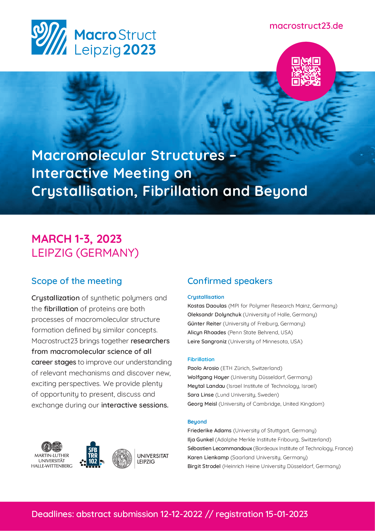 MacroStruct23 (March 1-3, 2023) – Integrated Research Training Group of ...